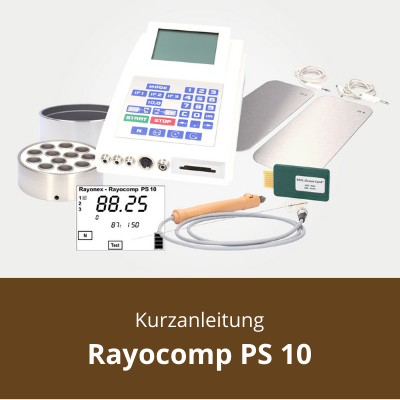 Kurzanleitung RAYOCOMP PS 10 - ekvedo - Von gesunden Pferden lernen